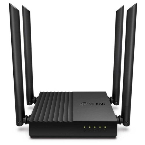 Wi-Fi роутер TP-Link Archer C64, 1167 Мбит/с, 4 порта 1000 Мбит/с, чёрный