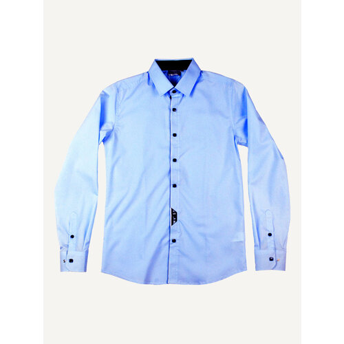 Школьная рубашка Deloras, размер 170, голубой