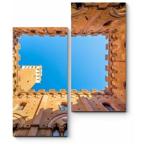 Модульная картина Башни Сиены, Италия40x50