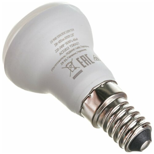 LEDVANCE Лампа светодиодная LED Value LVR40 5SW/830 230В E14 10х1 RU OSRAM 4058075582514