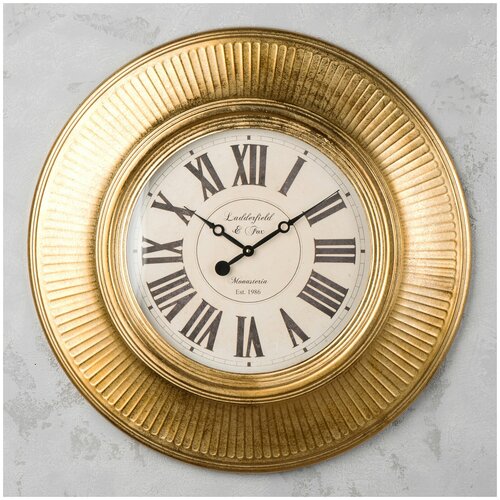 Настенные часы Wall Clock Antique Gold