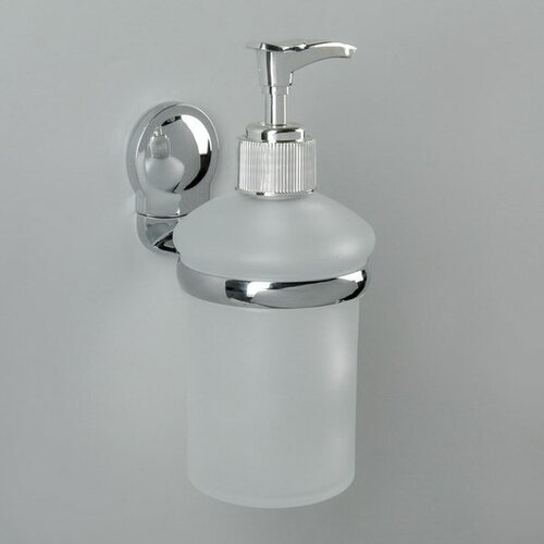 Дозатор для жидкого мыла настенный A11813, 200 мл, стекло, цвет хром