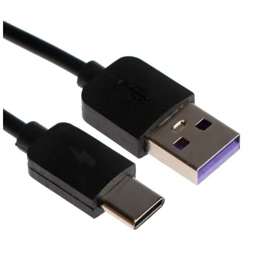 Exployd Кабель Exployd EX-K-1391, Type-C - USB, 2.4 А, 0.25 м, силиконовая оплетка, черный