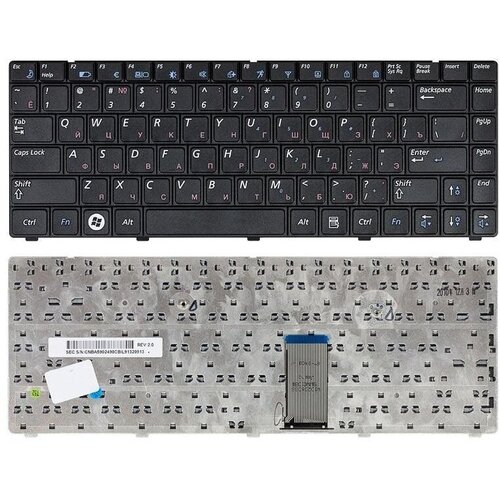 Клавиатура для ноутбука Samsung R418, R420, R425, R428, R469, RV410, RV408 черная