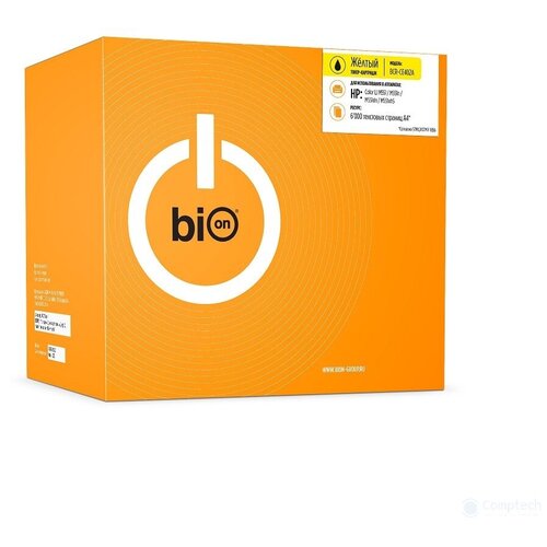 Картридж для принтера Bion CE402A для HP CLJ Color M551/M551n/M551dn/M551xh5, желтый