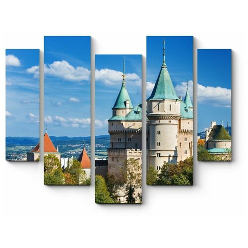 Модульная картина Замок в Словакии121x98