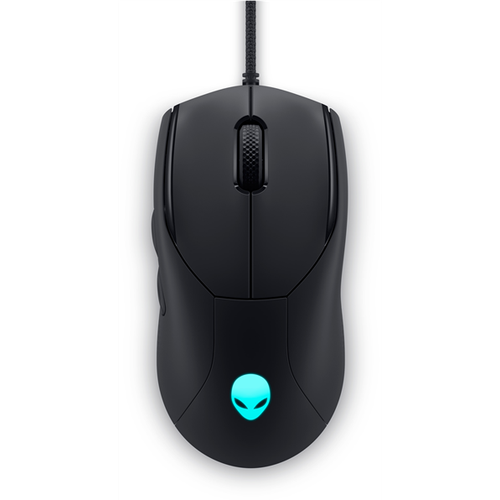 Мышь Dell Mouse AW320M Alienware; Gaming; Wired; USB; Optical; 19000 dpi; 6 butt; black (570-ABMS)