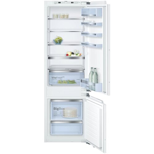 Холодильник встраиваемый Bosch KIS87AF30U белый (двухкамерный)