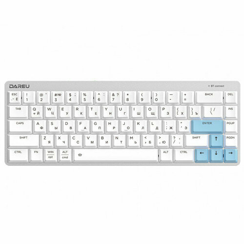 Клавиатура Dareu EK868 White-Blue, Brown Switch