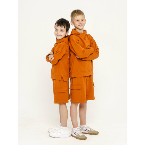 Комплект одежды Sova Lina, размер 134, оранжевый