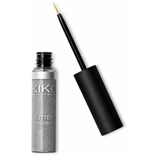 KIKO MILANO Подводка для глаз с блестками Glitter Eyeliner (02 Silver)