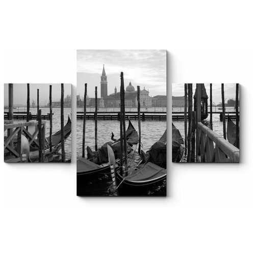 Модульная картина Монохромная Венеция 110x72