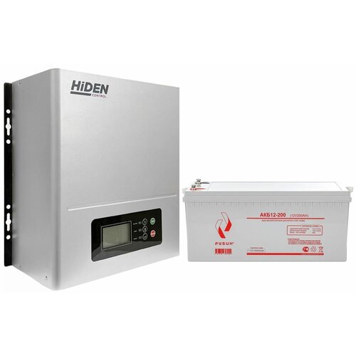 ИБП Hiden Control HPS20-0312N(настенный) и АКБ Рубин 12-200