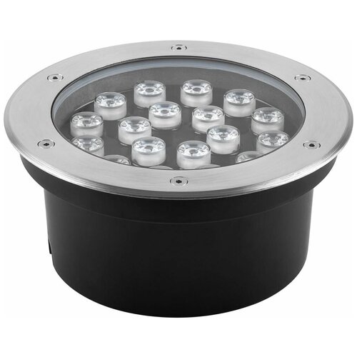 Feron Ландшафтный светильник SP2707 32134 светодиодный, 18 Вт, цвет арматуры: черный, цвет плафона бесцветный, 1 шт.