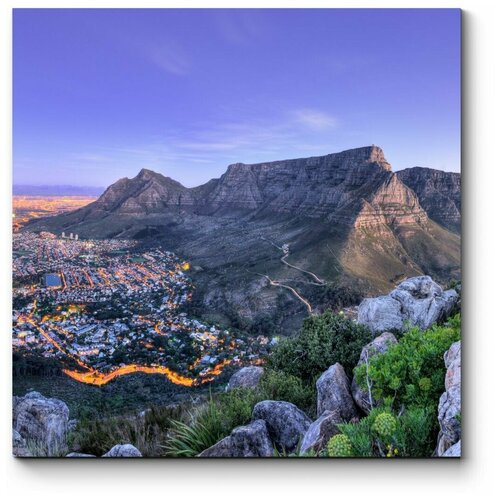 Модульная картина Горная тропа близ Кейптауна 80x80