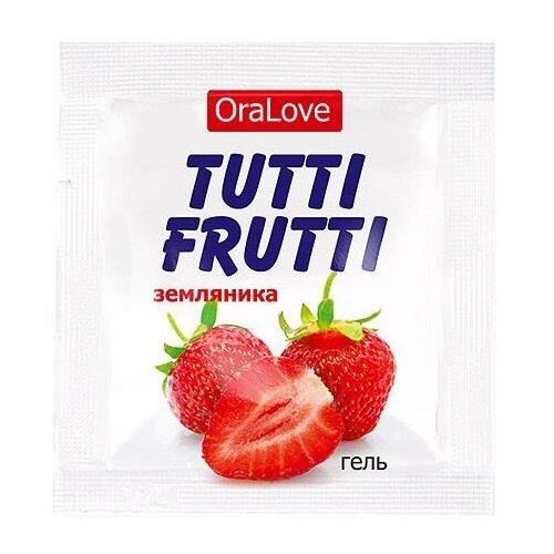 Крем-смазка  Биоритм Tutti-Frutti Земляника, 4 мл, земляника, 1 шт.