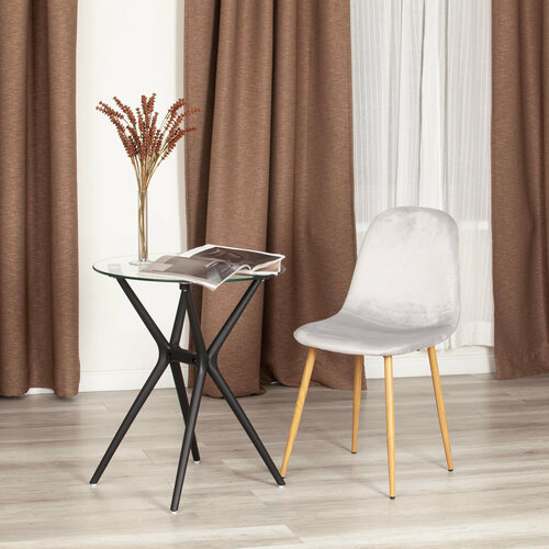 Стул для кухни TetChair BREEZE (mod. 4724), светло-серый, натуральный