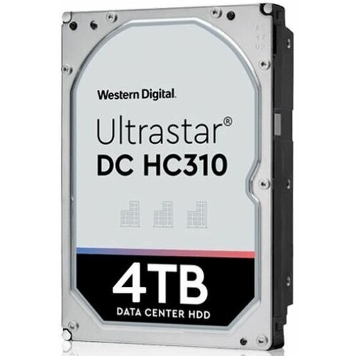 Жесткий диск WD Ultrastar DC HC310 HUS726T4TALE6L4, 4Тб, HDD, SATA III, 3.5" [0b36040]