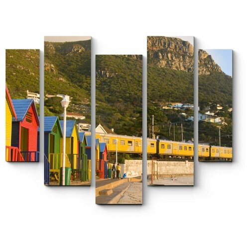 Модульная картина Яркие краски Кейптауна101x82