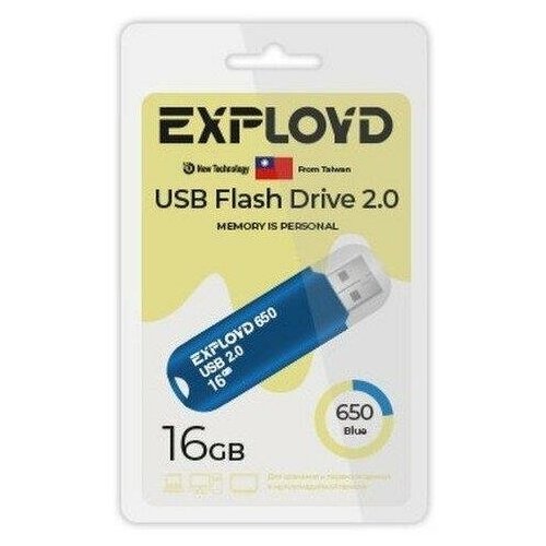 USB flash накопитель Exployd EX-16GB-650-Blue