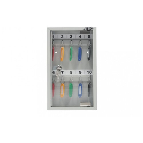 Ключница KEY-10 G (со стеклянной дверцей, на 10 ключей)