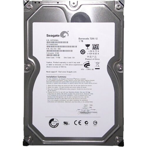 Жесткий диск Seagate 9SL154 1Tb SATAII 3,5" HDD