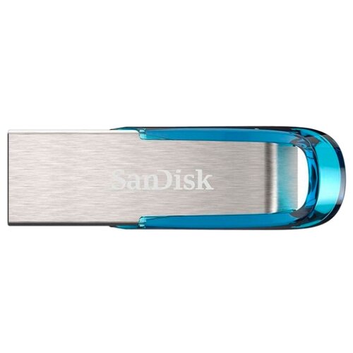 Флешка SanDisk Ultra Flair USB 3.0 128 ГБ, 1 шт., серебристый/синий
