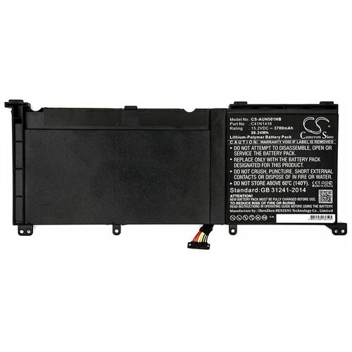 Аккумулятор CameronSino для Asus Q534UX 15.2V (3700mAh)