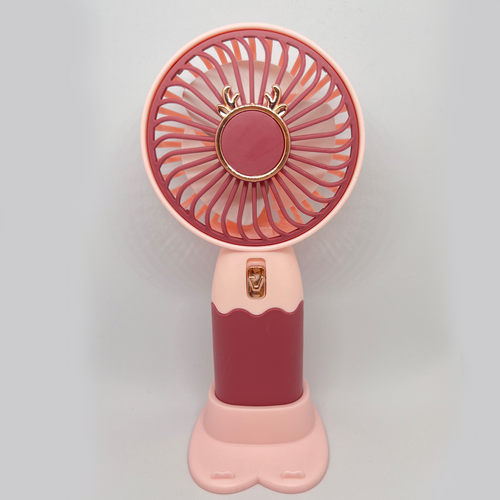 Портативный мини-вентилятор / Ручной вентилятор / Настольный вентилятор / Розовый