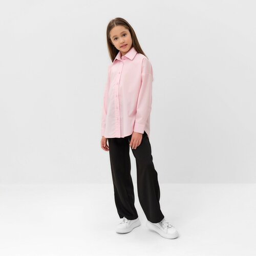 Школьная рубашка Minaku, размер 20, розовый