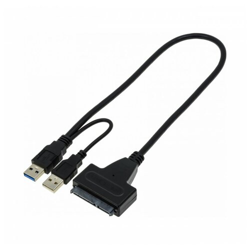 Переходник (адаптер) USB 3.0-SATA с дополнительным питанием (для подключения жесткого диска)