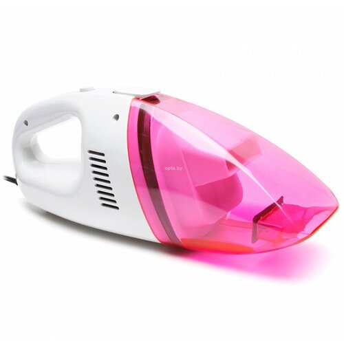 Автомобильный пылесос Vacuum Cleaner Portable/200 мл/с функцией сбора воды AV-040 /белый-розовый