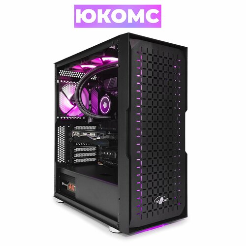 Игровой PC юкомс i7 14700KF, RX 5600 XT 6GB, SSD 240GB, 32GB DDR4, БП 500W, win 10 pro, Big black case