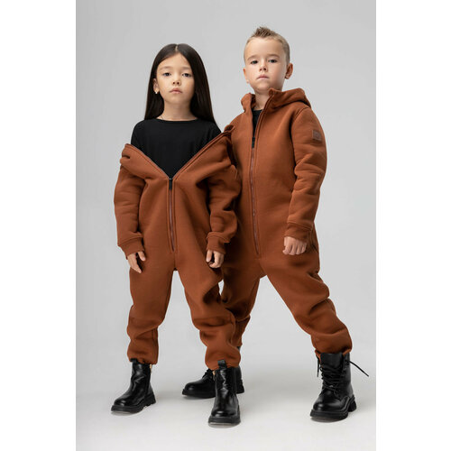 Комбинезон BODO, размер 110-116, коричневый