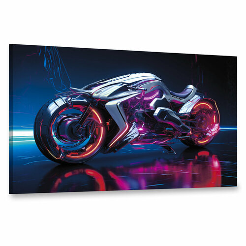 Интерьерная картина 100х60 "мотоцикл"