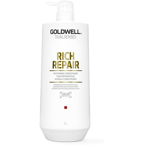 Goldwell Dualsenses Rich Repair Restoring Conditioner - Кондиционер против ломкости волос 1000 мл