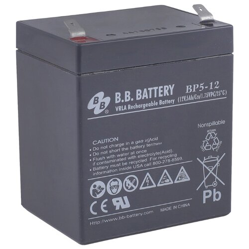 Аккумуляторная батарейка B.B.Battery BP 5-12