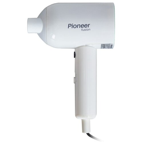 Фен Pioneer с 3 режимами нагрева и скоростями воздушного потока, керамическая решетка с турмалиновым напылением, 1600 Вт