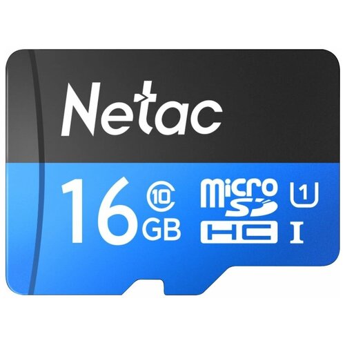 Карта памяти Netac P500 NT02P500STN-016G-R 16Gb+SD adapter