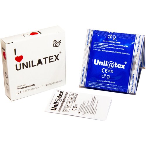 Презервативы Unilatex Natural Ultrathin ультратонкие № 3 шт