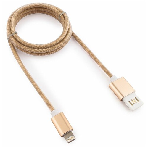 Кабель Cablexpert USB - Lightning (CCB-ApUSB-1M), золотой металлик