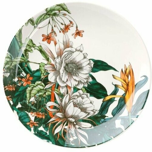 Тарелка / закусочная, фарфор / Maxwell & Williams, Тропические цветы, 19 см