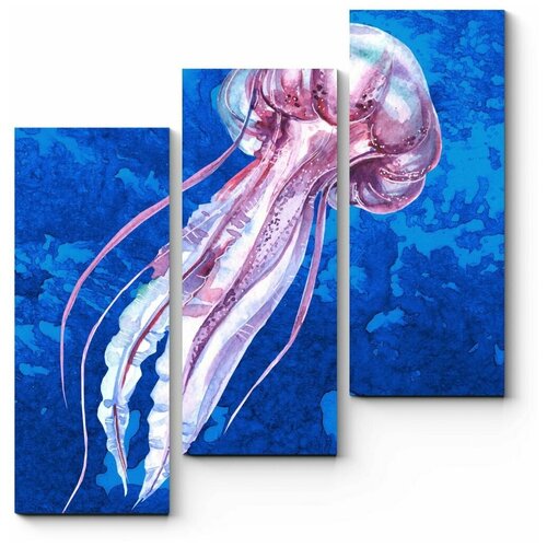 Модульная картина Королевская медуза70x75