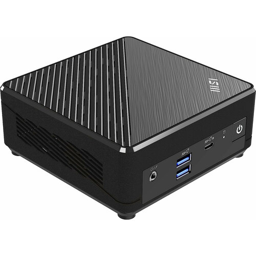 Неттоп MSI Cubi N ADL-018RU slim N200 (1) 4Gb SSD128Gb UHDG Windows 11 Professional GbitEth WiFi BT 65W черный (9S6-B0A911-070)