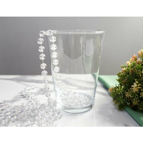 Стеклянная ваза клоуи, прозрачная, 20 см, Edelman, Mica 1028083