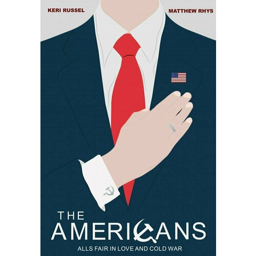 Плакат, постер на бумаге The Americans/Американцы. Размер 30 х 42 см