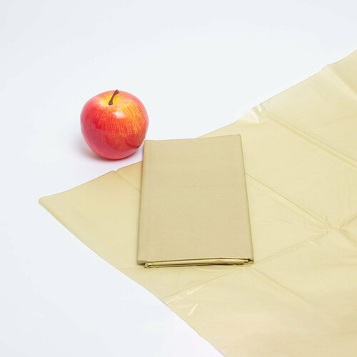 Бумага упаковочная тишью золотая в листах 50 х 65см х 10шт - 1шт.