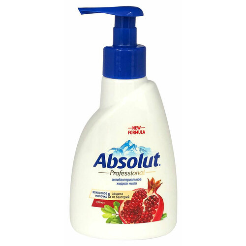 Жидкое мыло ABSOLUT Professional атибактериальное с экстрактом граната, 250 мл