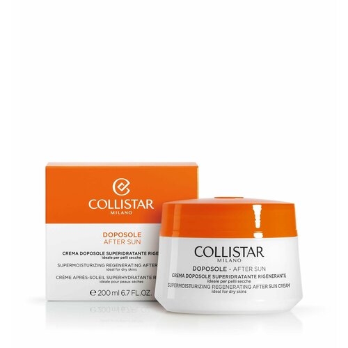 COLLISTAR Увлажняющий Восстанавливающий Крем После Загара/ Collistar Supermoistur Regenerating After-sun Cream 200 ml