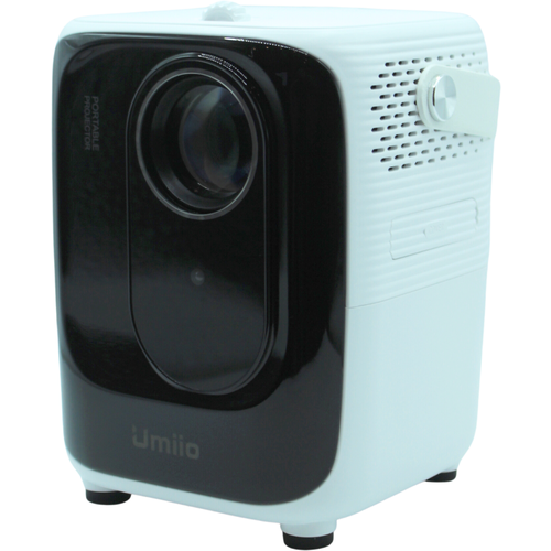 Проектор Umiio, Портативный проектор, Мини проектор Umiio, Full HD Android TV, Проектор кинотеатр, Белый